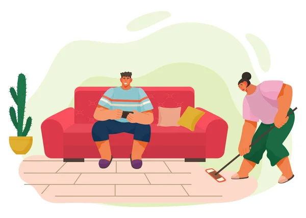 Happy cute kid play video game together Stock Vector Image by ...