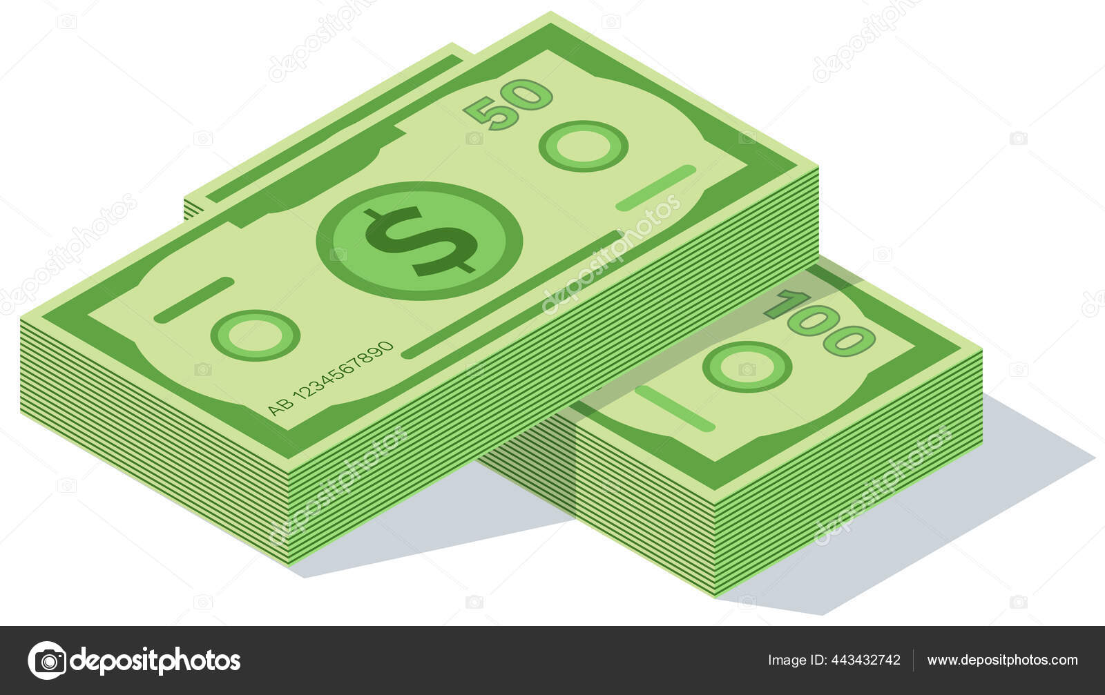 50 Dollar Bill Clip Art