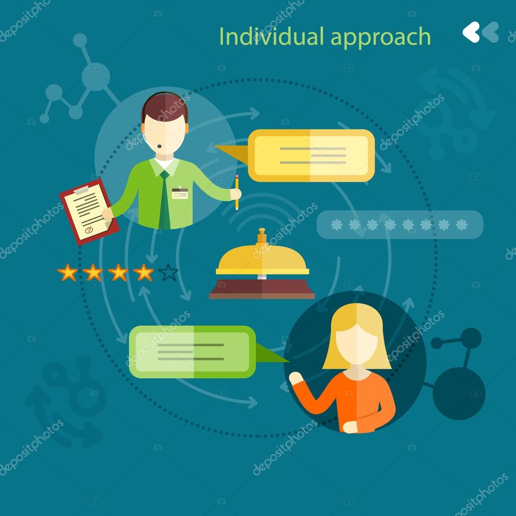 Individual approach ranking — Stock Vector © robuart #67050147