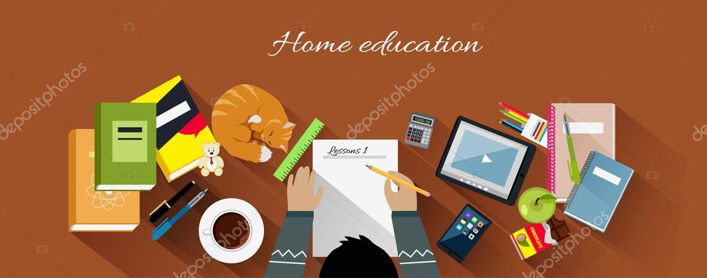 Home school Vector Art Stock Images | Depositphotos