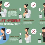 Stop Open Defecation Healthcare Hygiene Infographic Stick Figures Icons ...