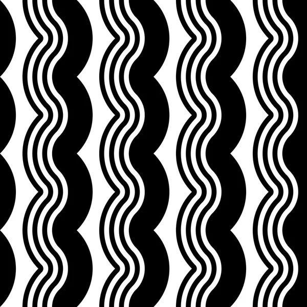 Design seamless monochrome waving pattern — Stock Vector © amicabel ...