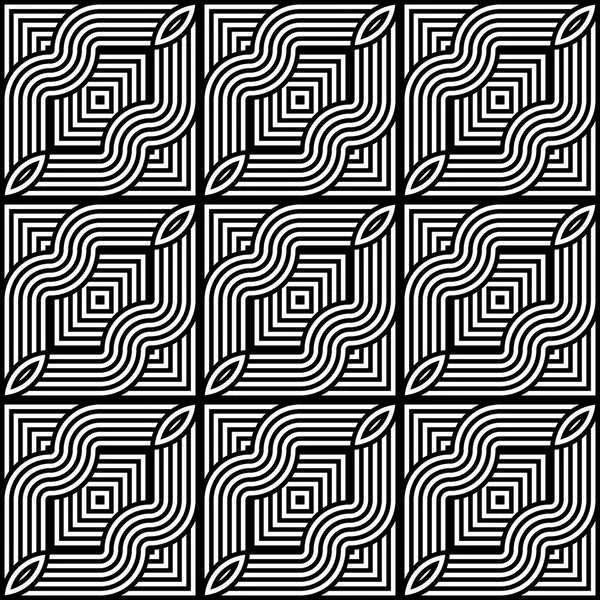 Design seamless monochrome geometric pattern — Stock Vector © amicabel ... Design seamless monochrome geometric pattern — Stock Vector © amicabel ...