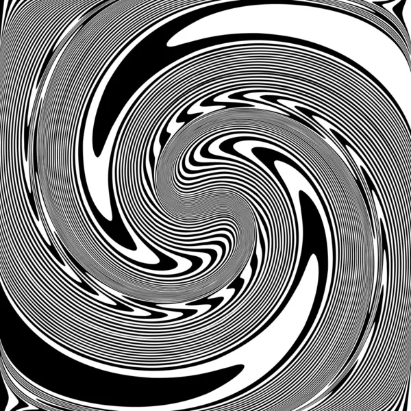 Design monochrome spiral movement illusion background Stock Vector ...