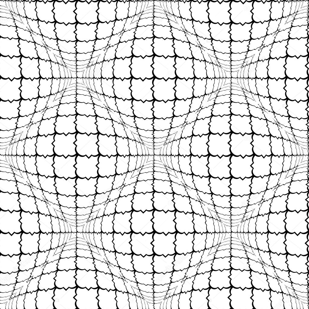 Design seamless monochrome convex pattern — Stock Vector © amicabel ...