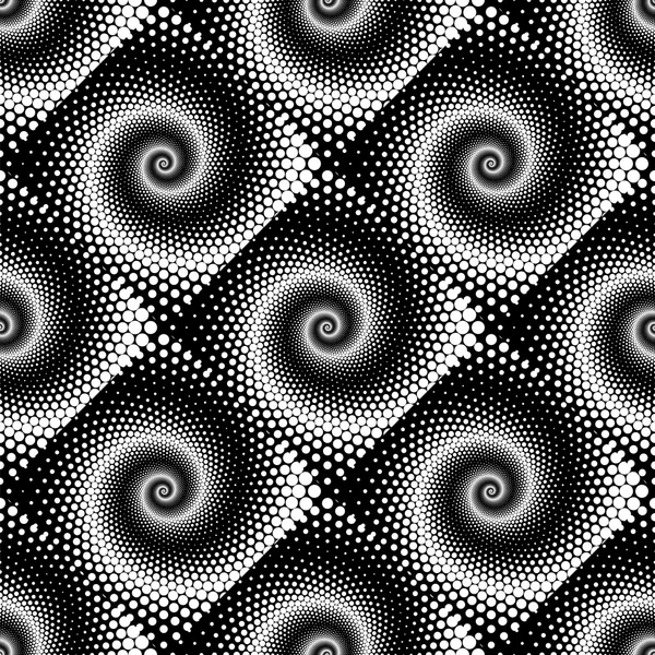 Design seamless spiral dots pattern — Stock Vector © amicabel #76000161