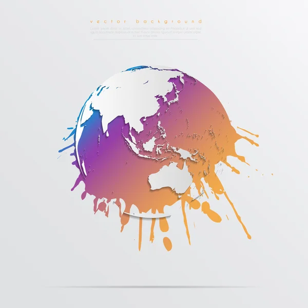 World map with arrows — Stock Vector © Seby87 #58416953