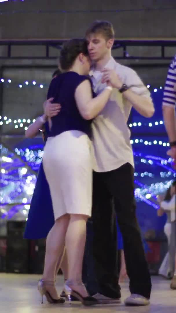 People dancers dance tango Vertical video — Stock Video © sun.stock ...