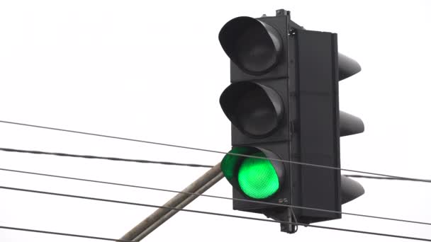 Traffic light on the road regulates traffic ⬇ Video by © sun.stock ...