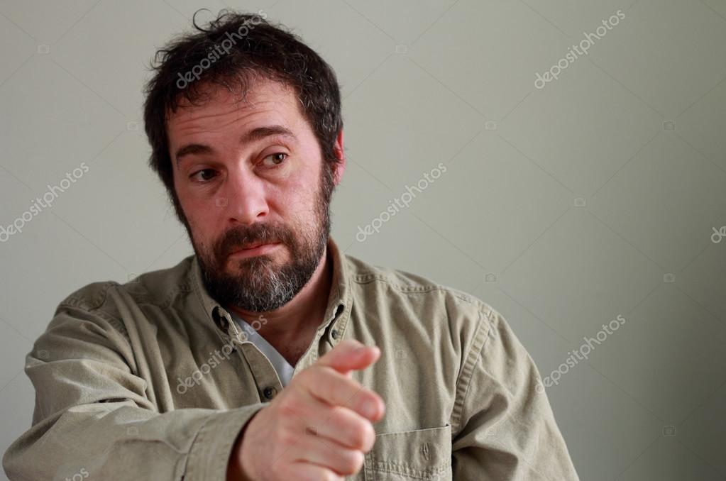 Scolding Man Pointing Stock Photo by ©j-foto 67078289