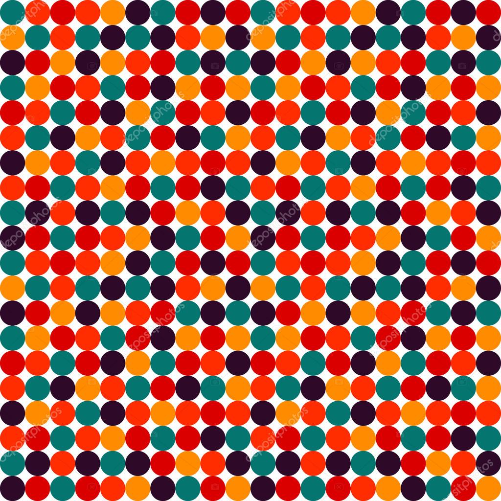 Seamless polka dot vector pattern — Stock Vector © Ravennk #98499230