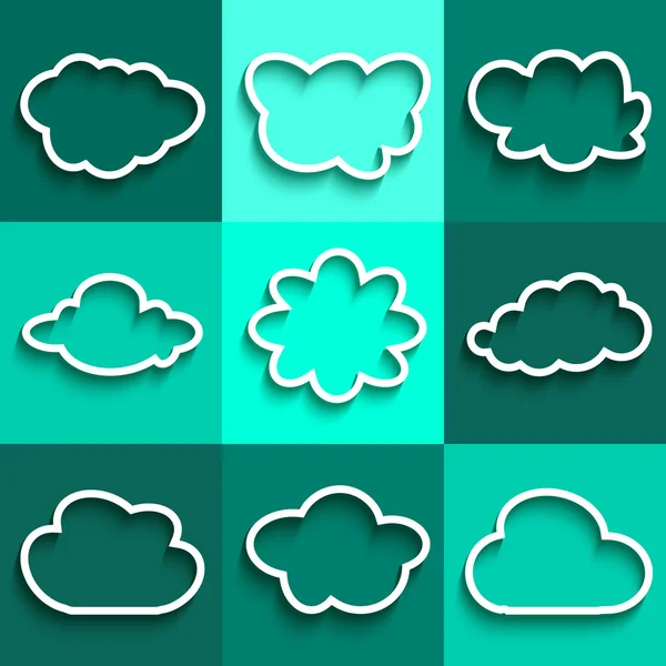 Clouds frames Stock Vector Image by ©bellenixe #19655825