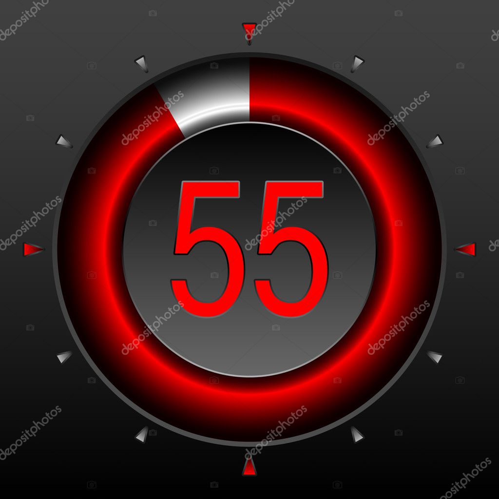 Cronómetro digital Vector de stock por ©Simeon.VD 62224499