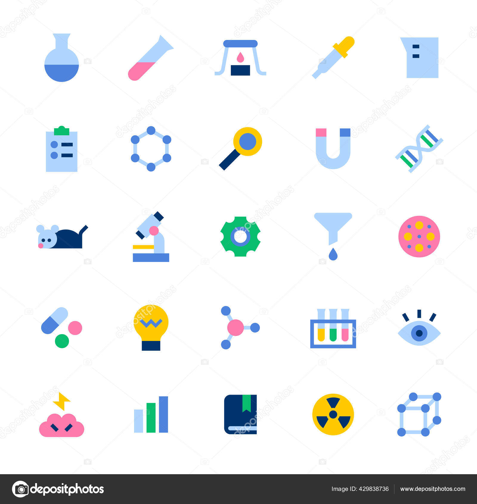 Cute Science Icons