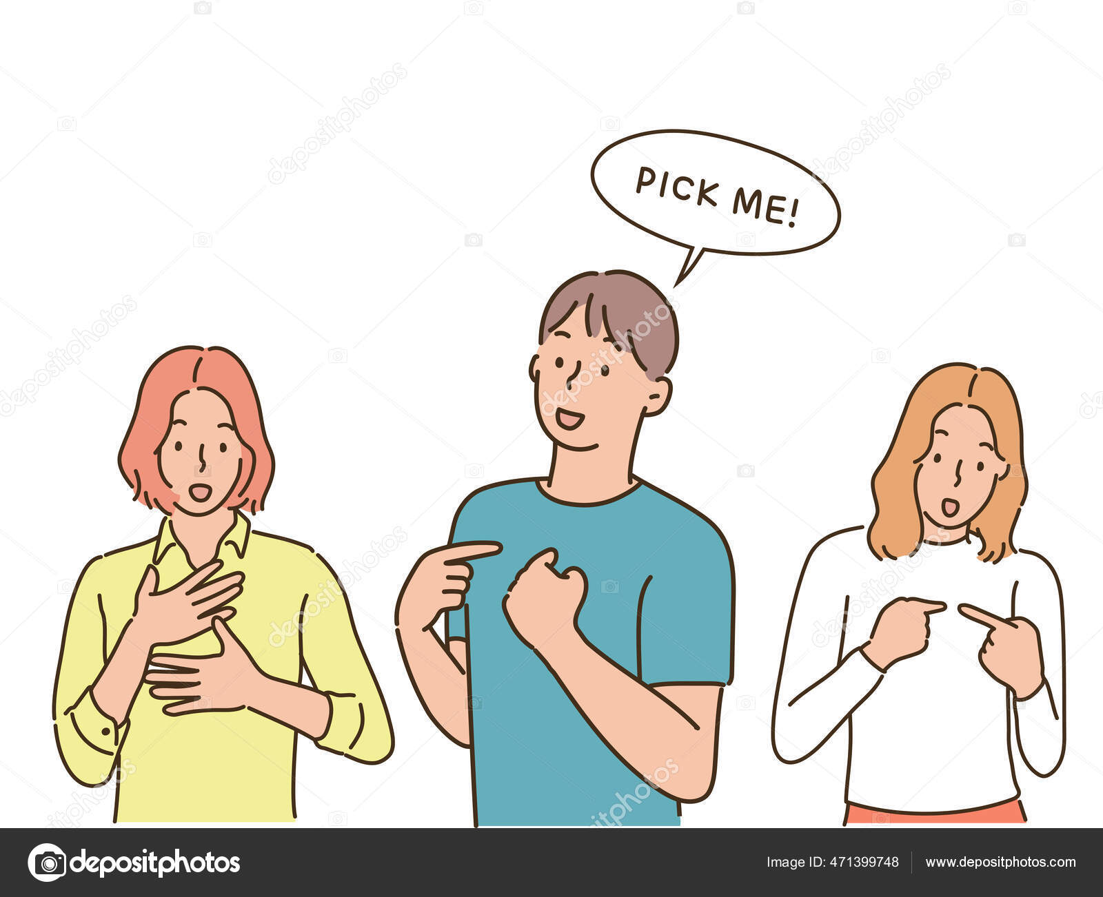 Point At My Self Clip Art 20,551,856 Point Myself Stock Illustrations