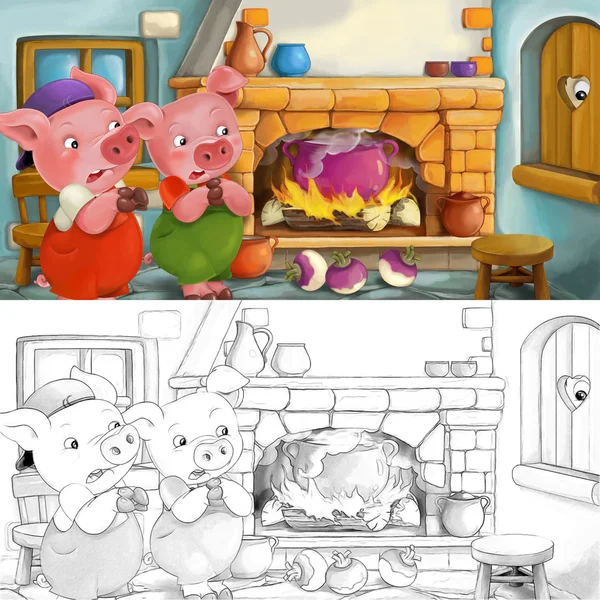 Three little pigs tale Stock Photos, Royalty Free Three little pigs ...