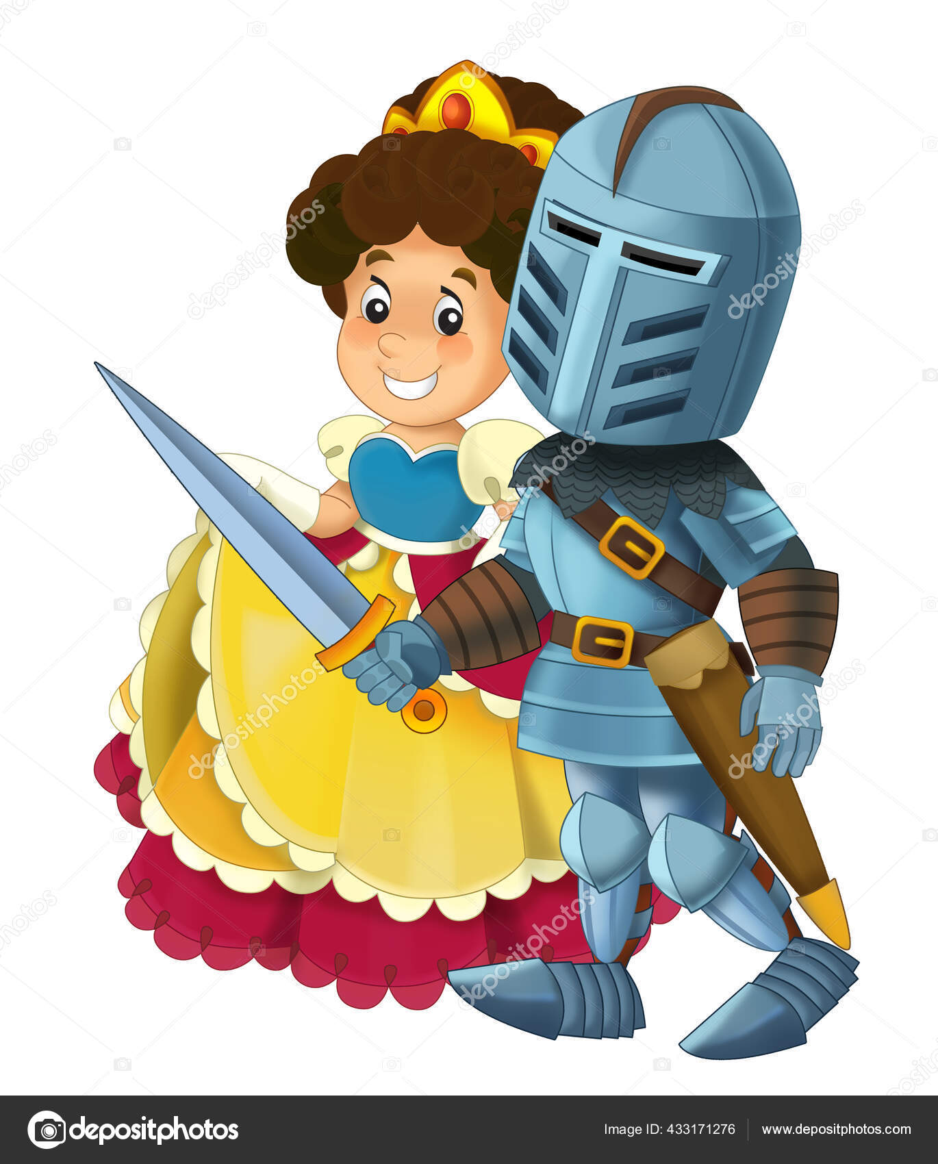 Knight And Princess Clipart