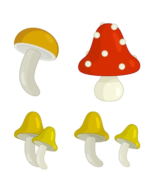 Kreslený houby stock fotografie, royalty free Kreslený houby obrázky ...