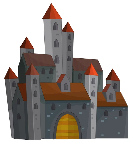 Cartoon medieval Castle Stock Photo by ©agaes8080 70055311