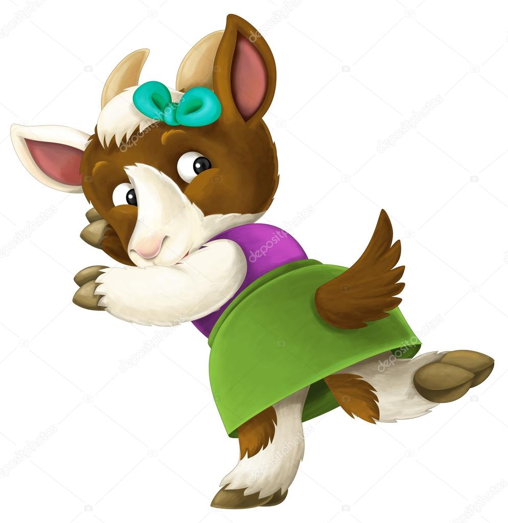 Cabrito engraçado dos desenhos animados Ilustração de ©agaes8080 #80892132