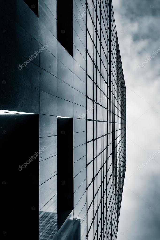 Modern architectural details in downtown Baltimore, Maryland. — Stock ...