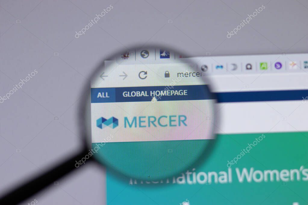 Nueva York, EE.UU. - 18 de marzo de 2021: icono del logotipo de la ...