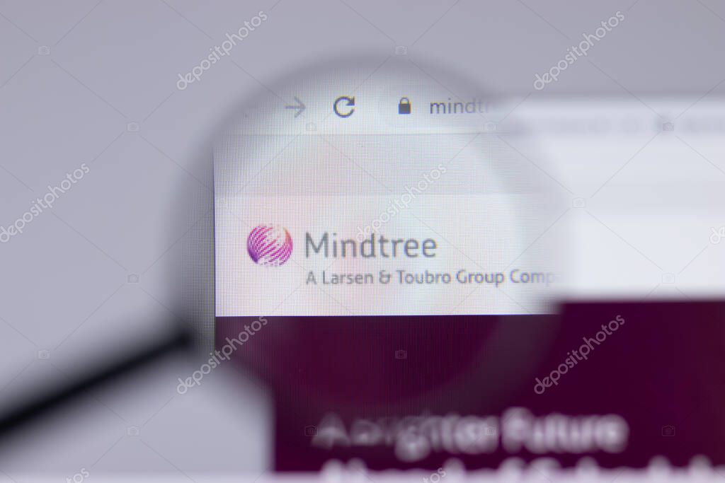 Nueva York, EE.UU. - 26 de abril de 2021: Primer plano del logotipo de ...