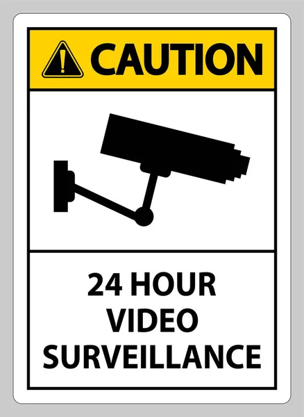 Security notice This Area is Under 24 Hour Video Surveillance Sign on ...