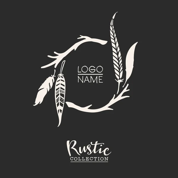 Rustic logo Stock Vectors, Royalty Free Rustic logo Illustrations ...