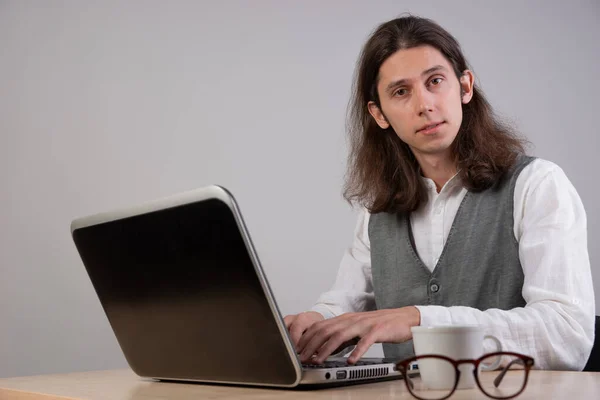 Nerd computer programmer Stock Photos, Royalty Free Nerd computer ...