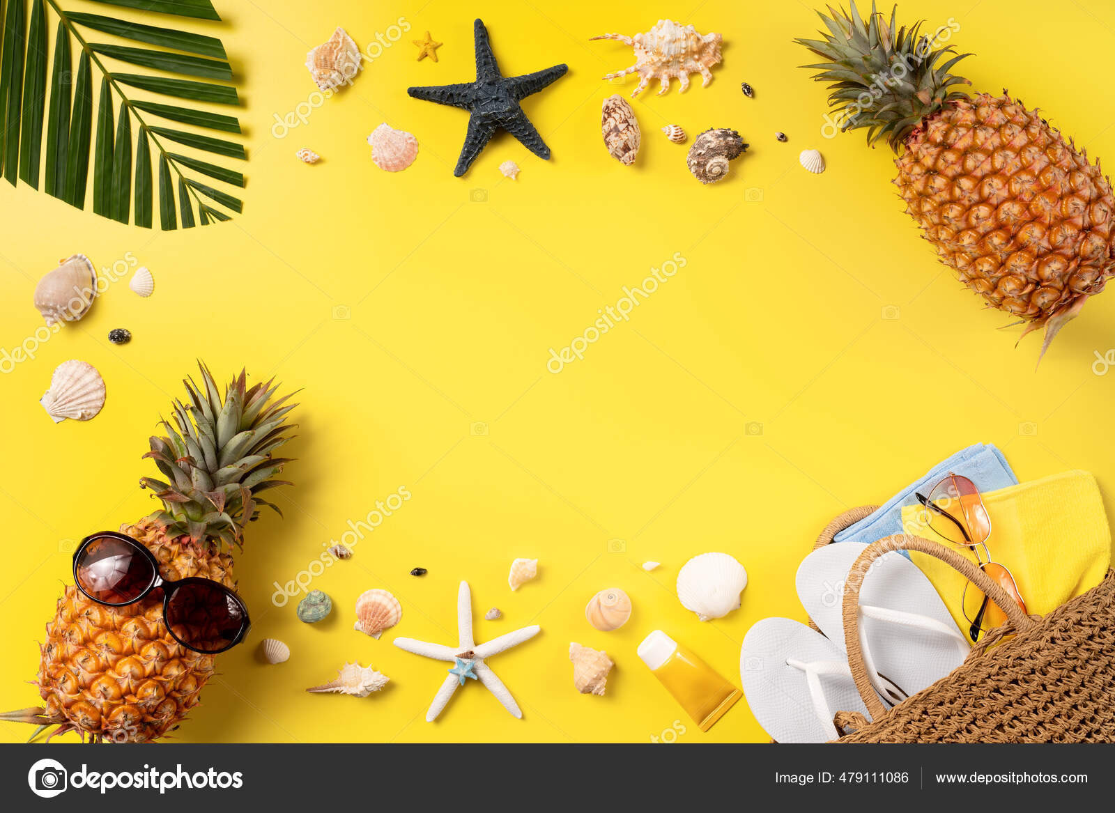 Pineapple Background Design