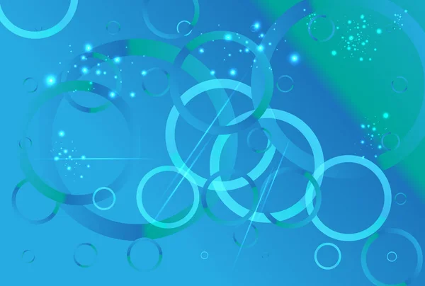 Blue Circles Background