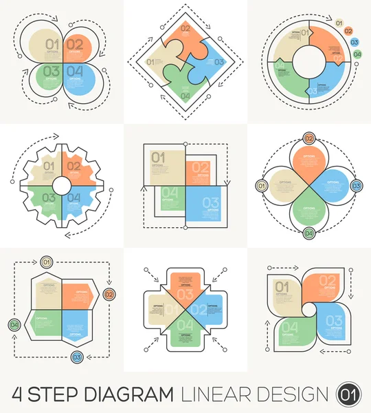 100,000 4 step process Vector Images | Depositphotos