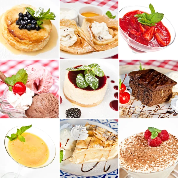 Imágenes de Collage de postres libres de derechos | Depositphotos