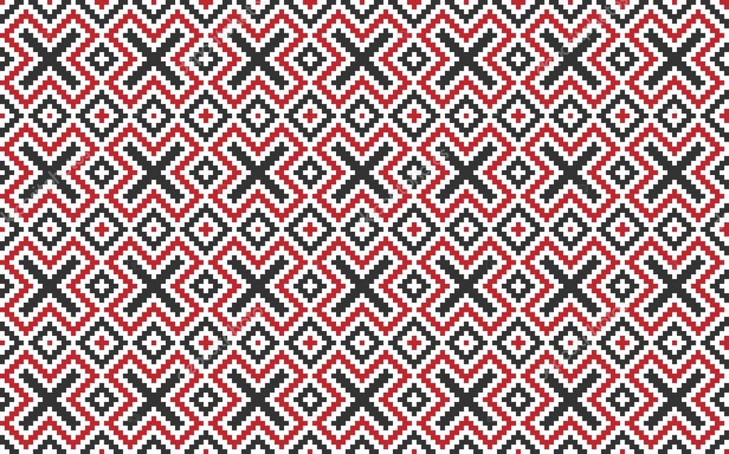 Traditional national embroidered pattern Stock Vector by ©Lawkeeper ...