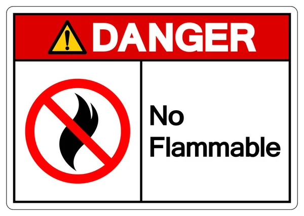 Warning Highly Flammable Symbol Sign, Vector Illustration, Isolate On ...