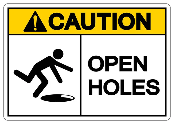 4,538,190 Open hole warning sign Vector Images | Depositphotos