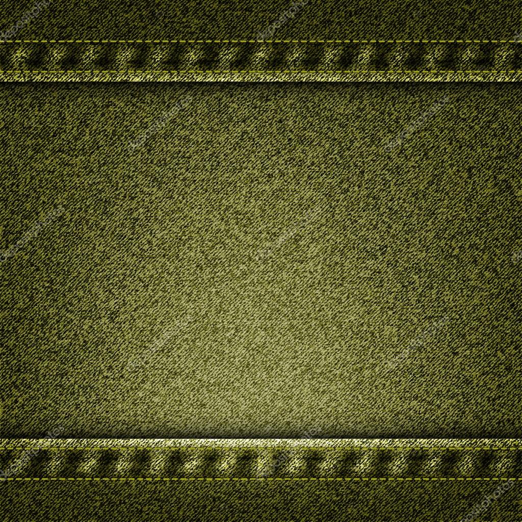 Vector green jeans texture illustration. EPS 10 — Stock Vector ...