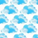 Seamless cloud pattern Stock Vector Image by ©Robin2b #31205475