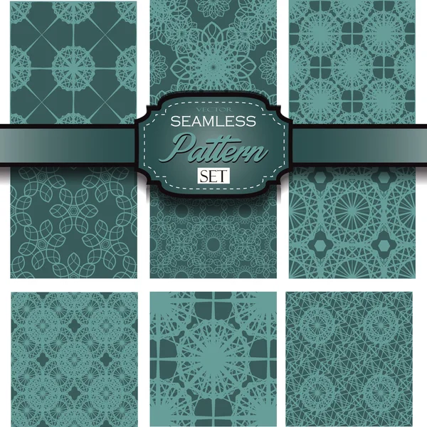 Collection set abstract swatches seamless pattern. Endless texture ...