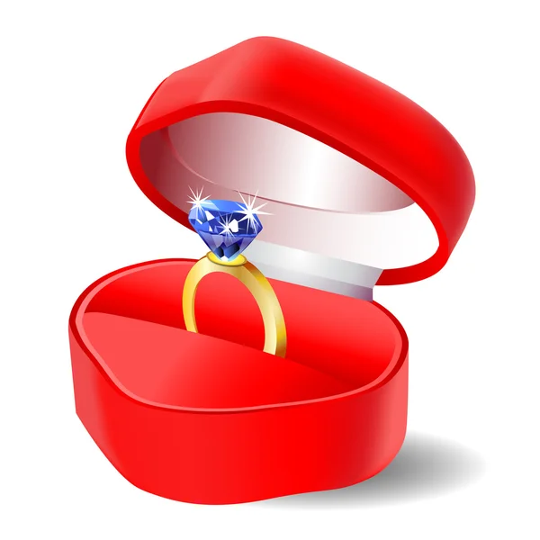 Engagement ring box Vector Art Stock Images | Depositphotos