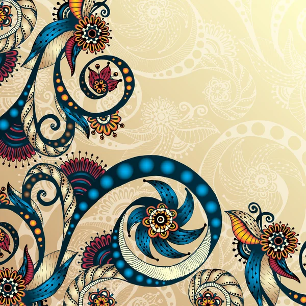 Vector abstract floral decorative background. Stock Vector by ...