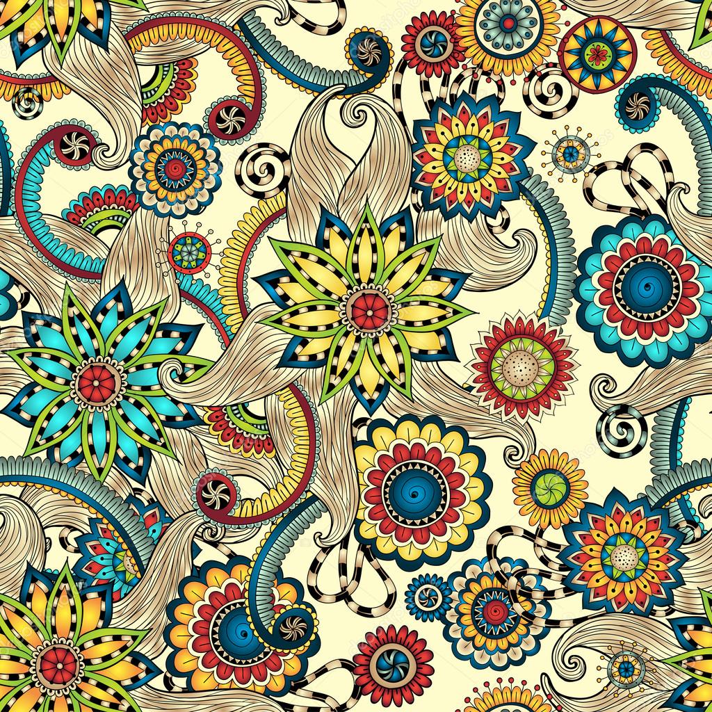 Doodles Design Seamless Pattern. — Stock Vector © JuliaSnegireva #57403135