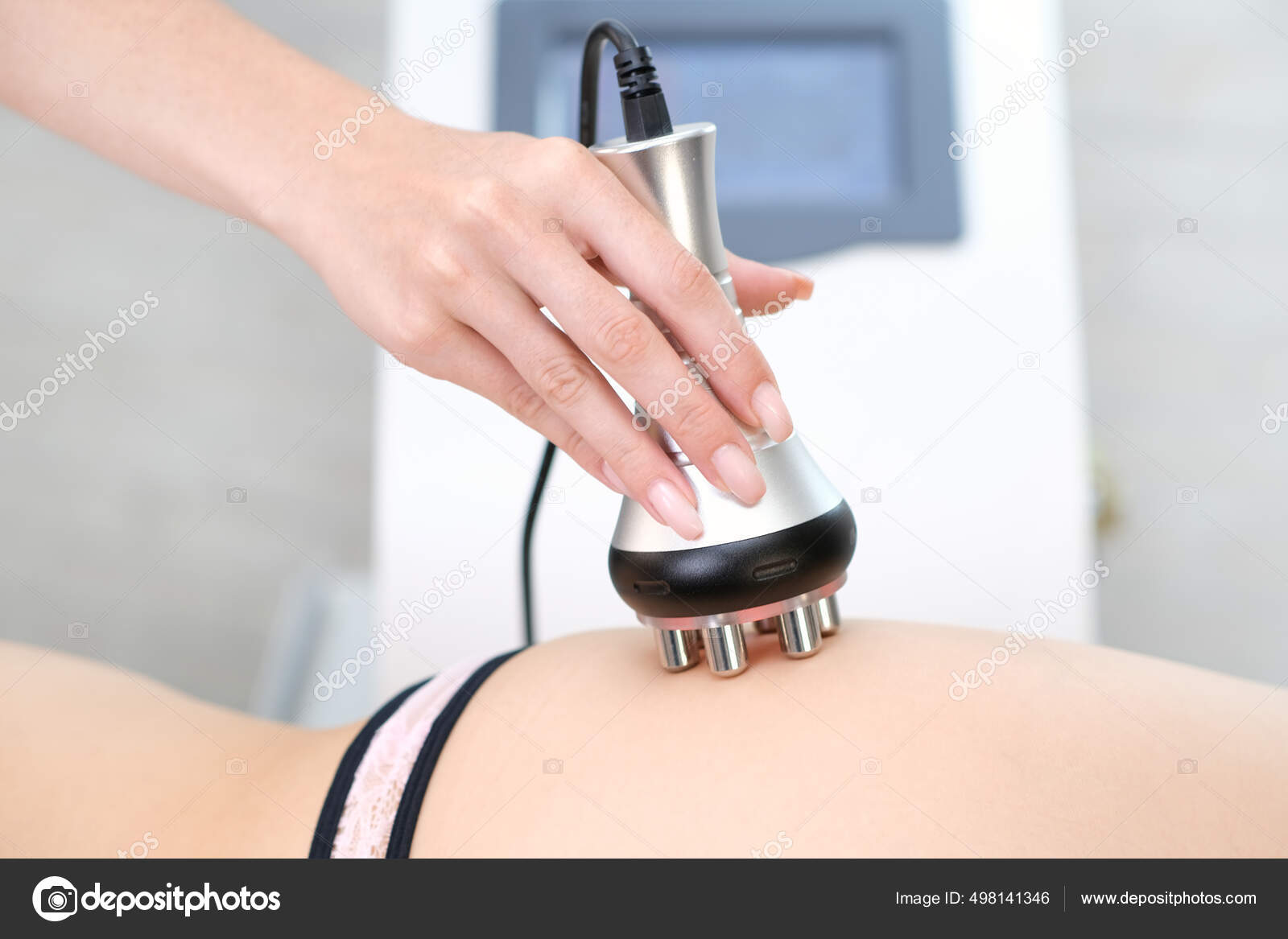 Lifting Procedure Legs Buttocks Back Hips Woman Beauty Parlor Treatment ...