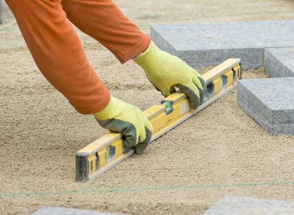 Pavement in leveling sand Stock Photos, Royalty Free Pavement in ...