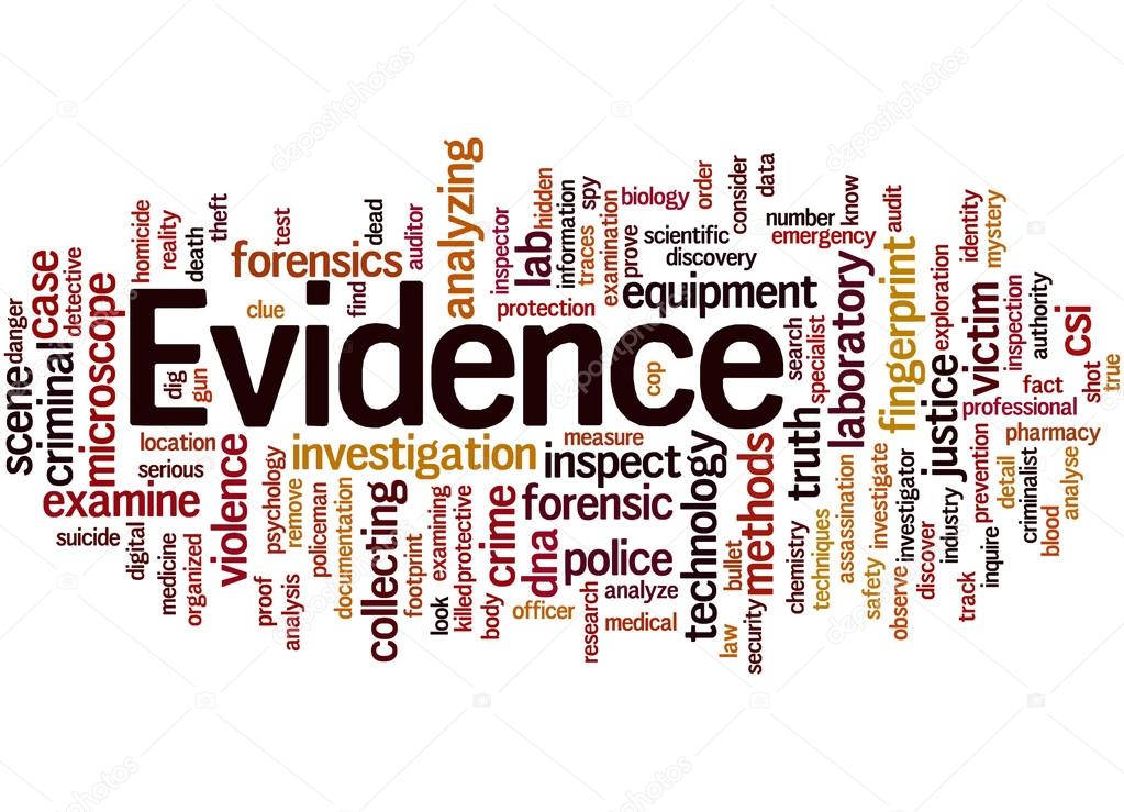 Evidence, word cloud concept 7 Stock Photo by ©kataklinger 100863896