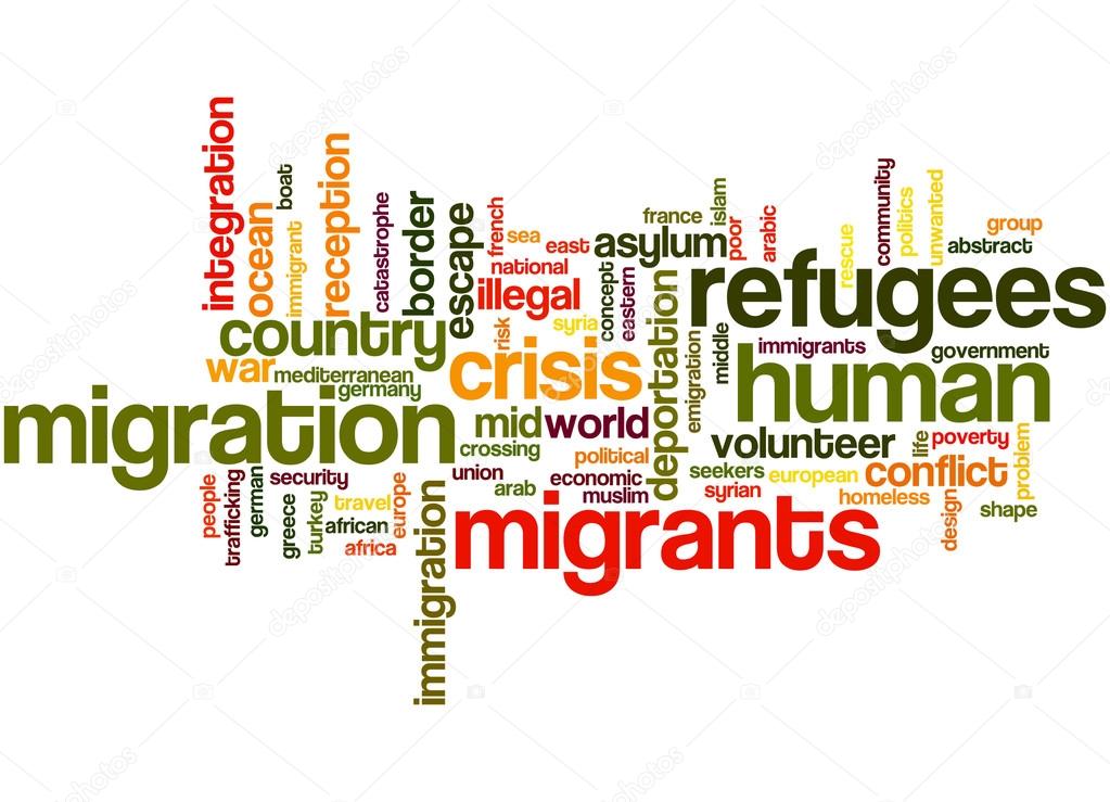 Migrant and Refugee, word cloud concept 11 Stock Photo by ©kataklinger ...