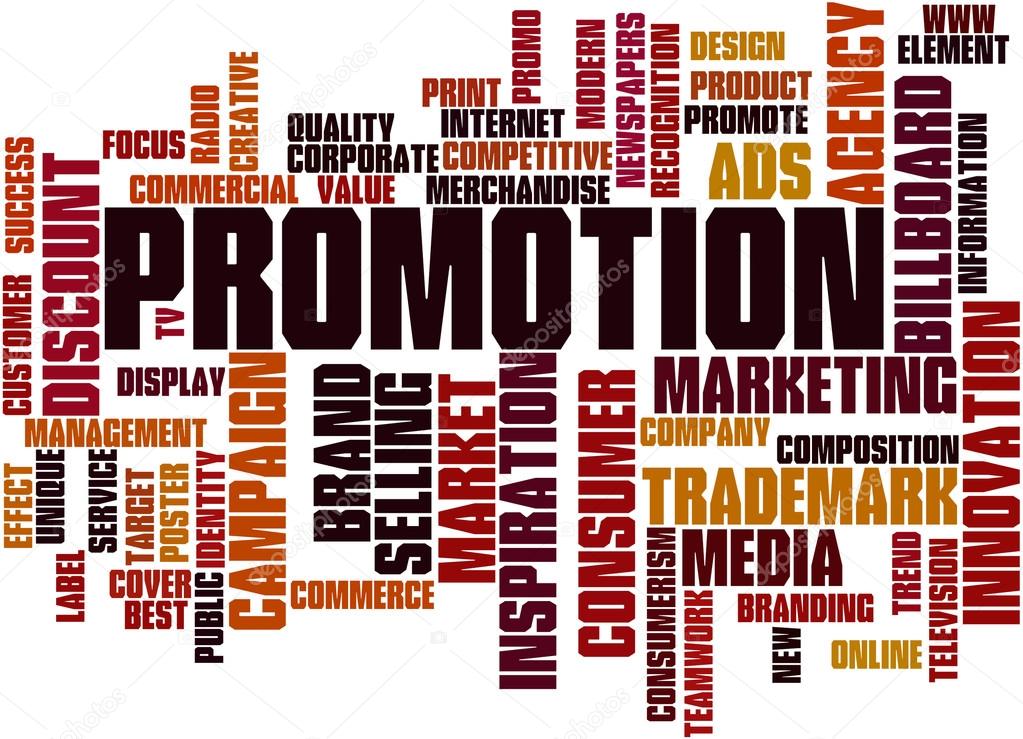 Promotion, word cloud concept 8 — Stock Photo © kataklinger #100868300
