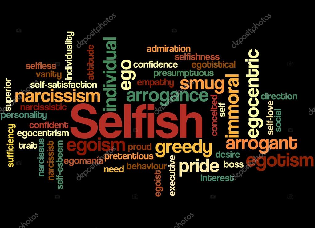 Selfish, word cloud concept 4 Stock Photo by ©kataklinger 102545618