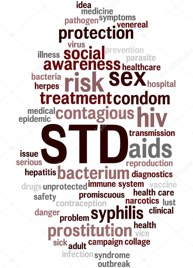 Sexually Transmitted Disease, word cloud concept 2 Stock Photo by ...
